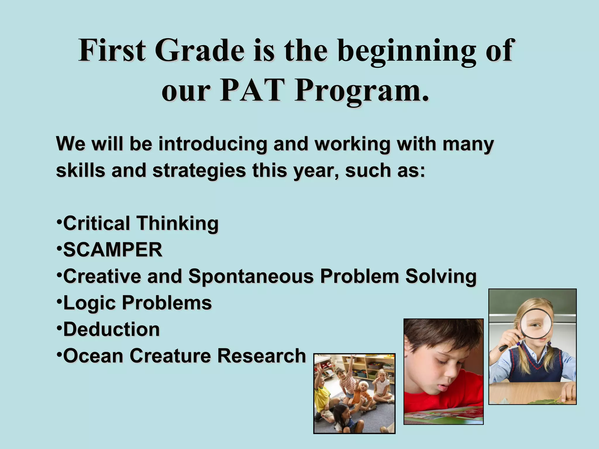 PAT Grade Level Curriculum | PPT | Reptiles | Pets