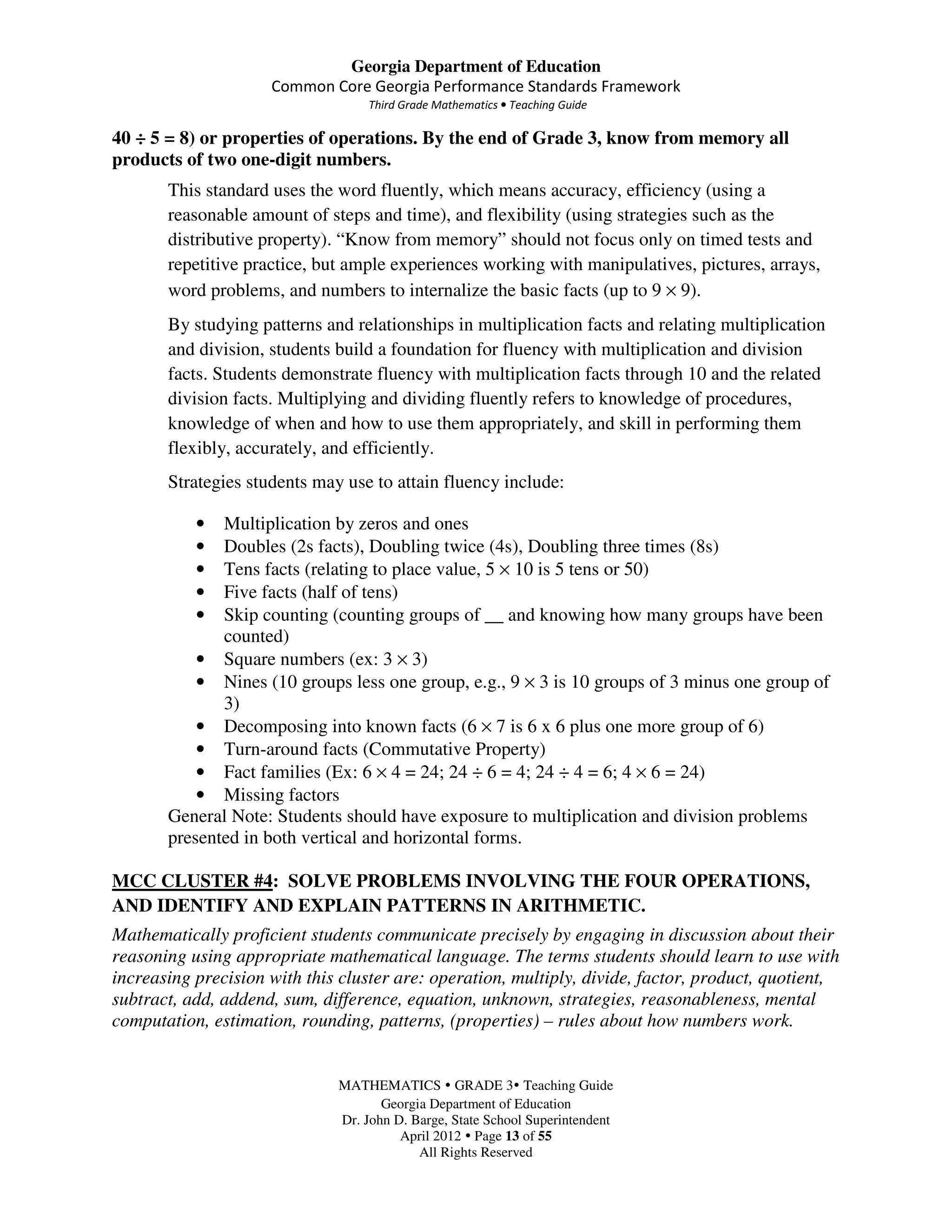 Grade Level Overview | PDF