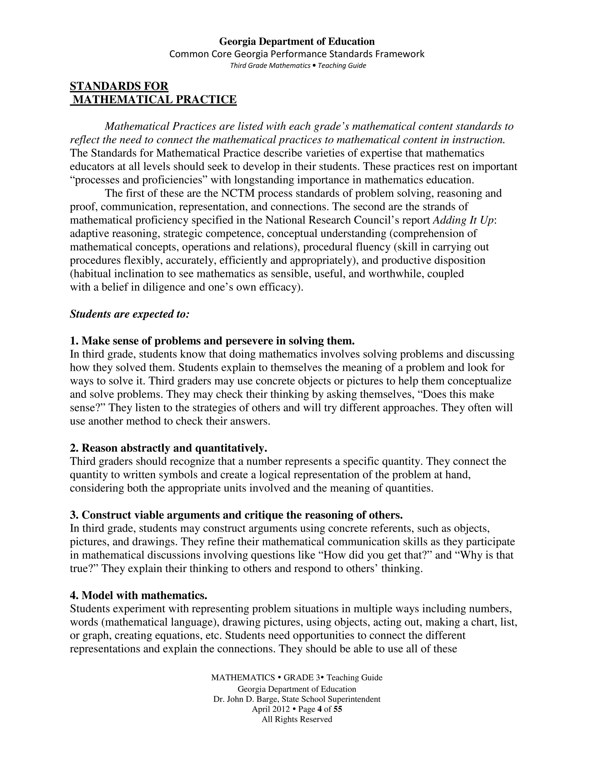 Grade Level Overview | PDF