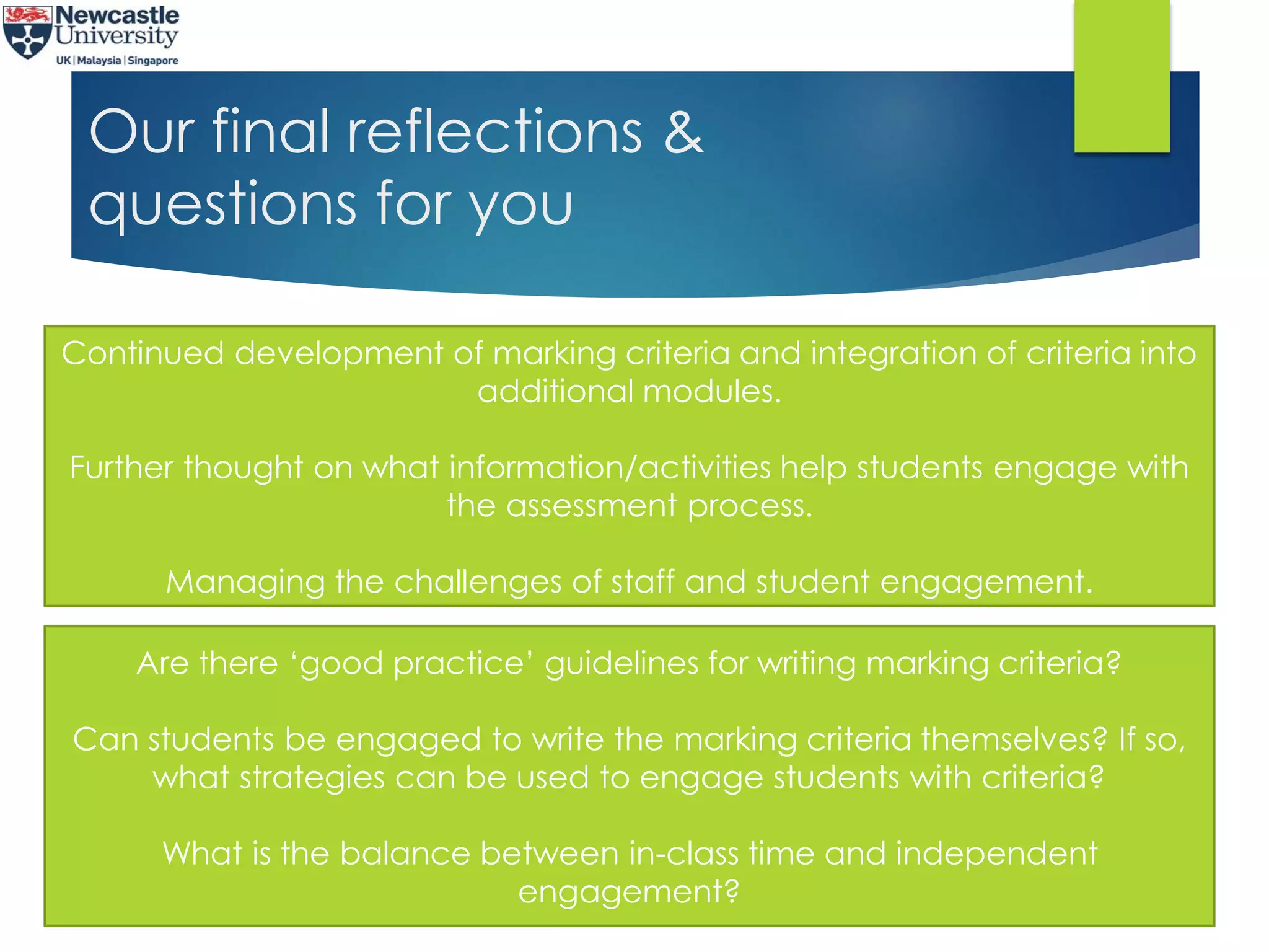 Can electronic marking help to engage students with assessment and ...