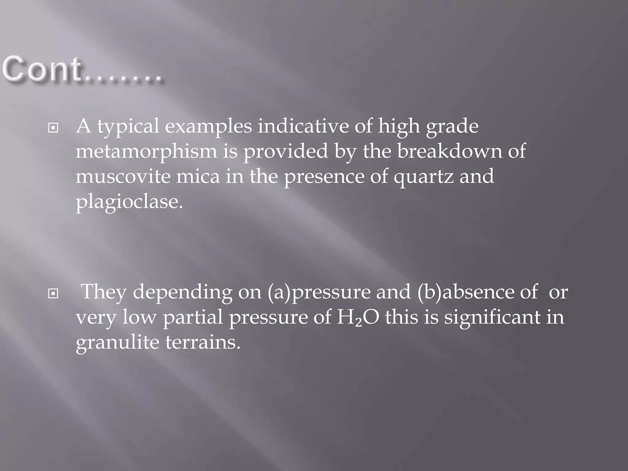 Grades of metamorphism | PPTX