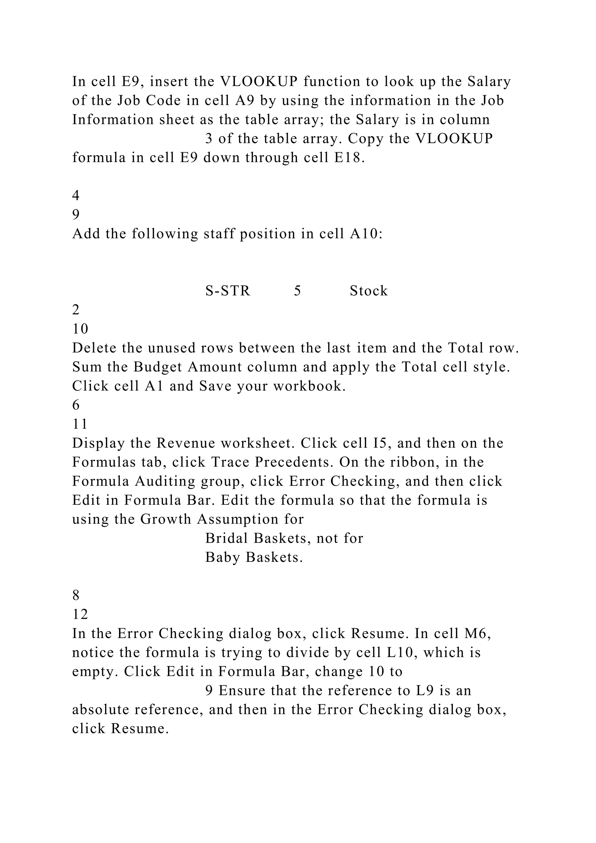 Grader - InstructionsExcel 2019 ProjectExcel_7G_Loan_Flowers_Staf.docx