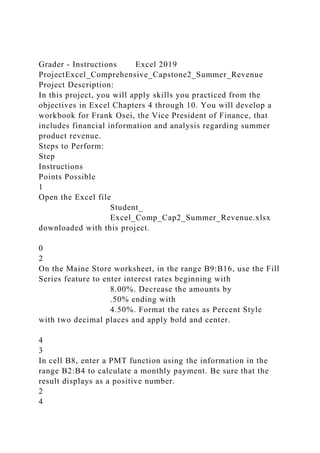 Grader - InstructionsExcel 2019 ProjectExcel_Comprehensive_Capsto.docx