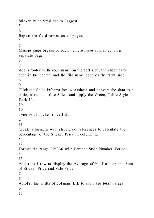 Grader instructions excel 2019 projectexp19-excel_ch04_capassess | DOCX