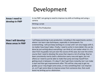 FMP: Grade Response Updated | PPT