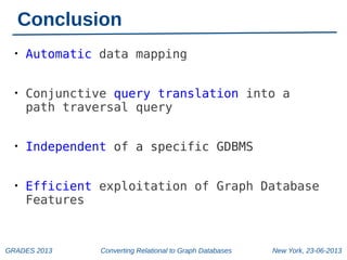 Converting Relational to Graph Databases | PDF