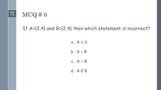 Math Grade VI Chapter 1 Sets | PST, JEST Preparation | Summary | MCQs ...