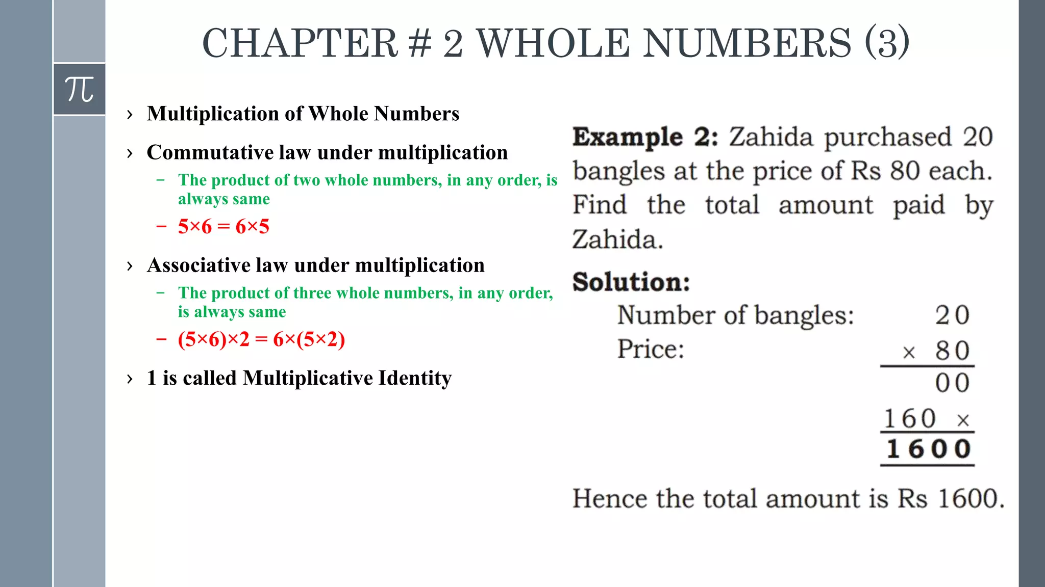Grade VI Chap 2 Math Part 1 Theory | Introduction - Whole Numbers | PPT