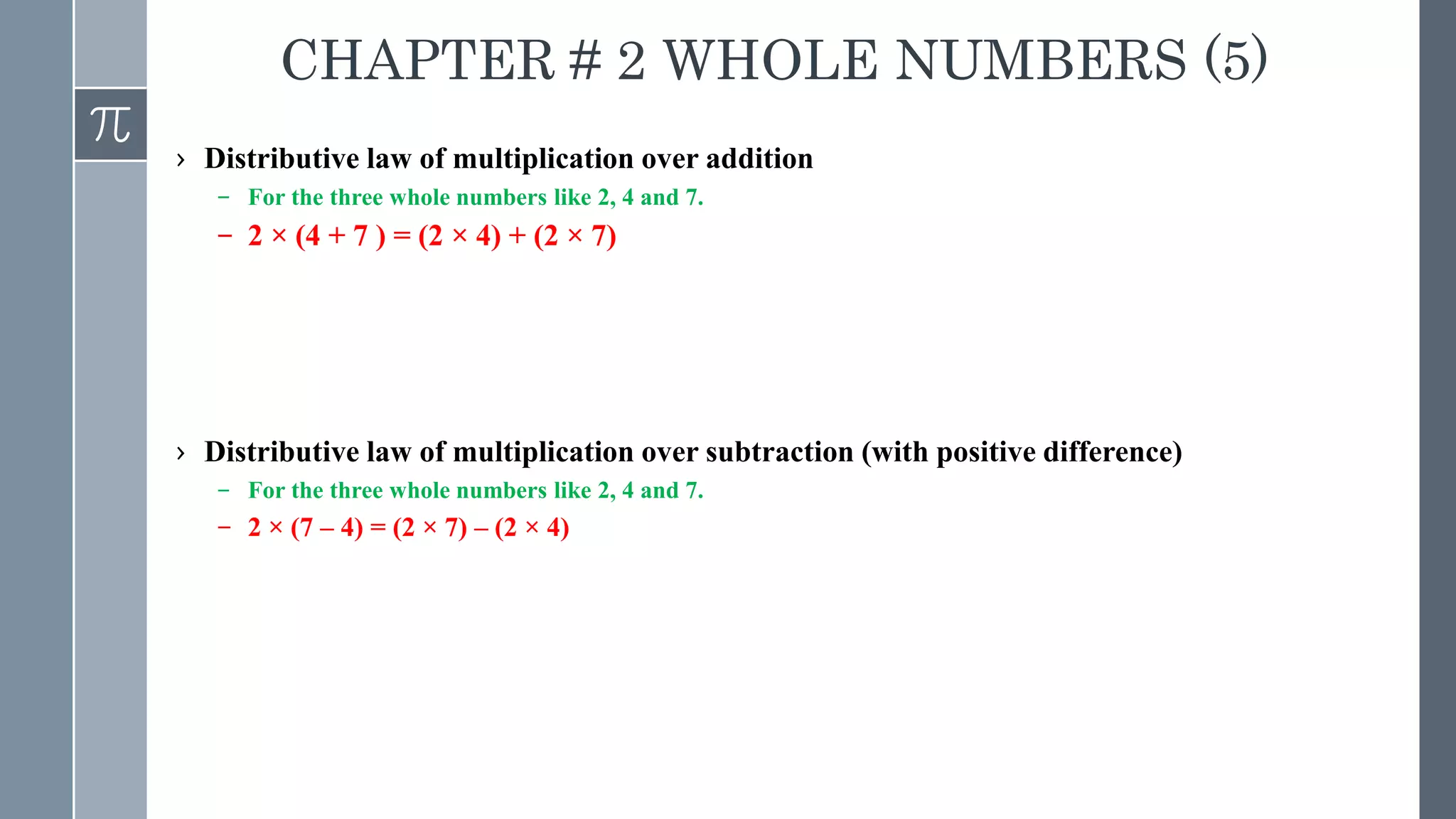 Grade VI Chap 2 Math Part 1 Theory | Introduction - Whole Numbers | PPT