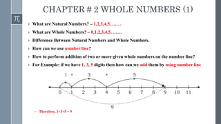 Grade VI Chap 2 Math Part 1 Theory | Introduction - Whole Numbers | PPT