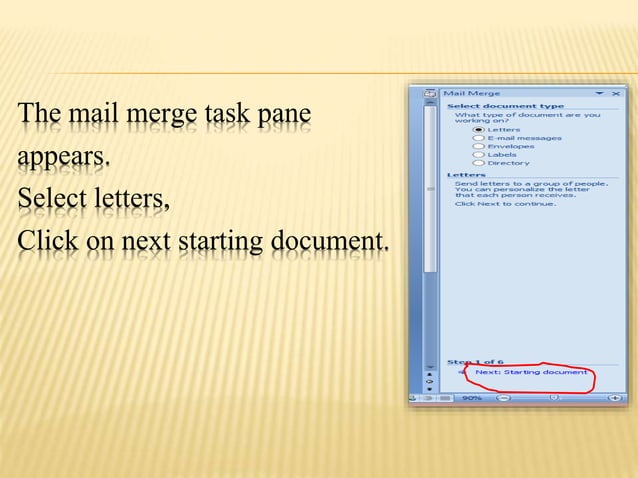 Grade vi chapter 4 mailmerge | PPTX | Email | Internet