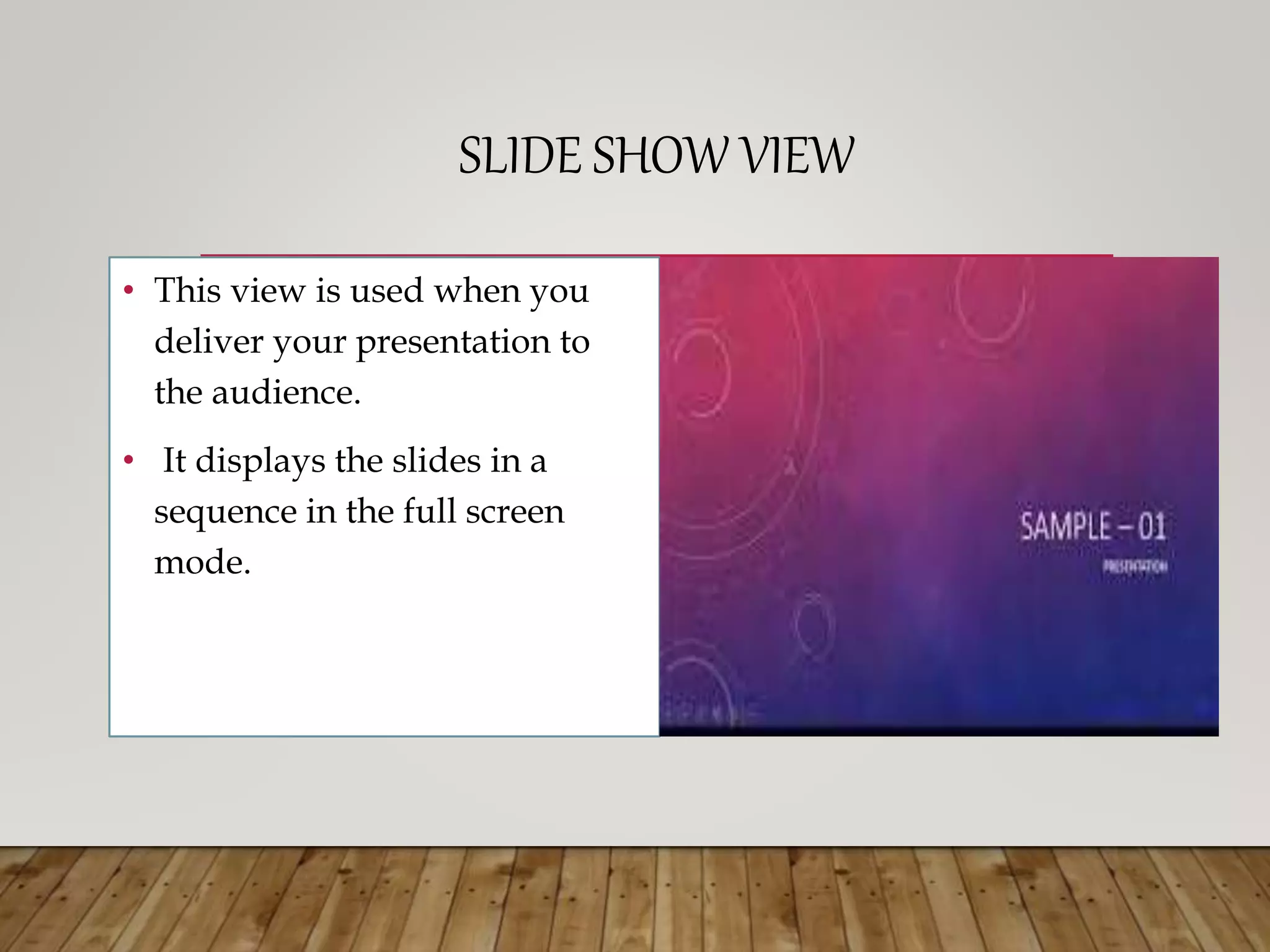 Grade vi presentation and visual effects | PPTX