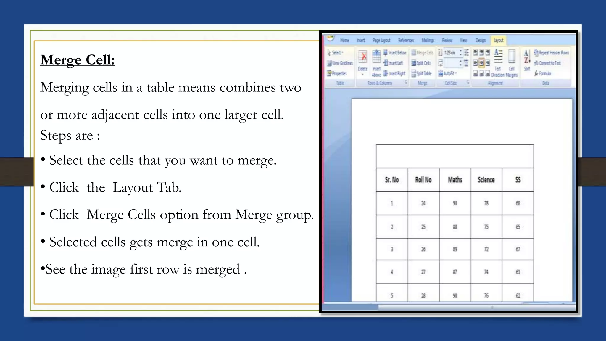 Grade vi sub word processor tabular presentation unit 3 | PPTX