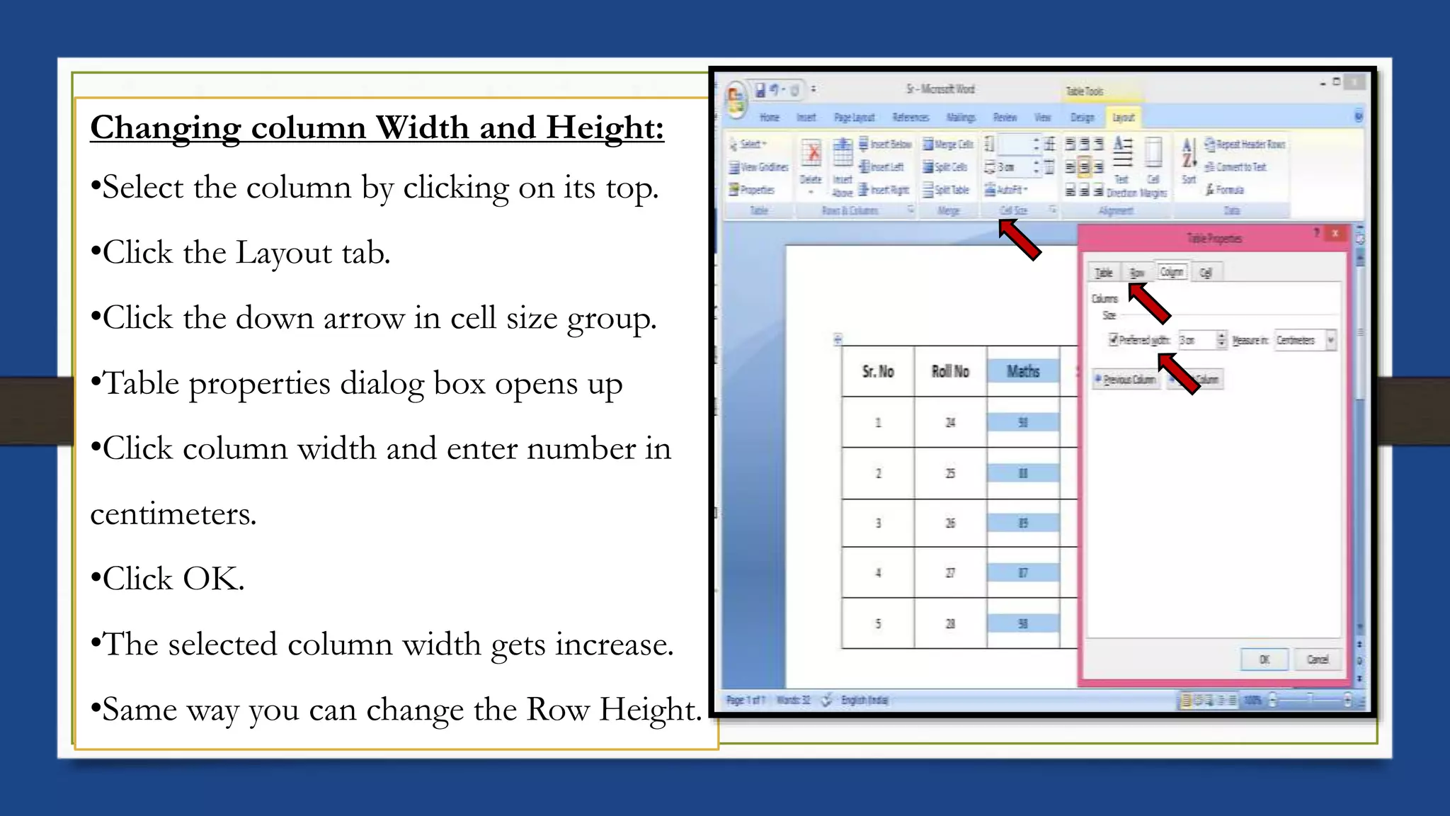 Grade vi sub word processor tabular presentation unit 3 | PPTX | Desktop Publishing | Computer ...