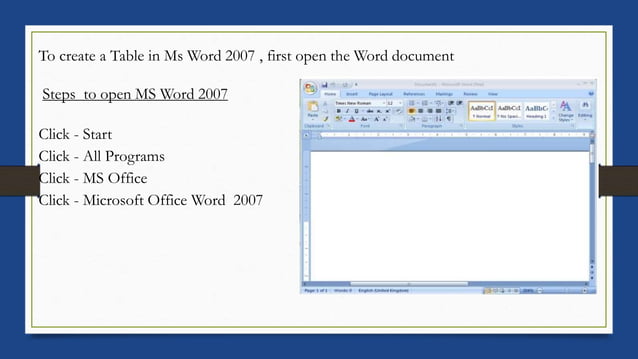 Grade vi word processor tabular presentation unit 1 | PPTX