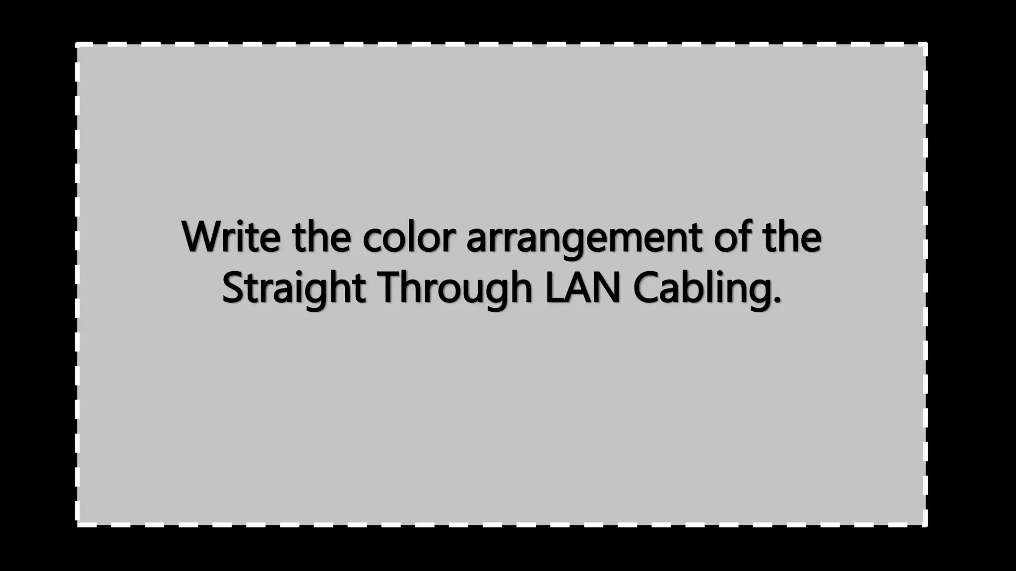 LAN Cabling | PPTX