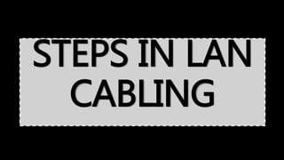LAN Cabling | PPTX