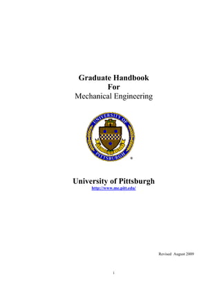 Grad handbook 001_pittsburgh | PDF