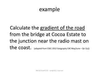 Gradient CSEC Geography | PPTX