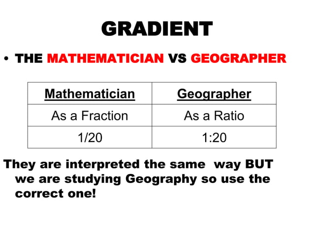 Measuring Gradient | PPT