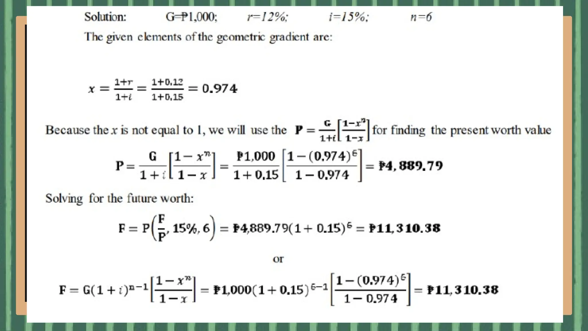 GRADIENT- Engineering Economics Prefinal | PPTX
