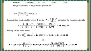 GRADIENT- Engineering Economics Prefinal | PPTX