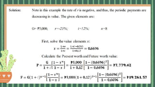 GRADIENT- Engineering Economics Prefinal | PPTX