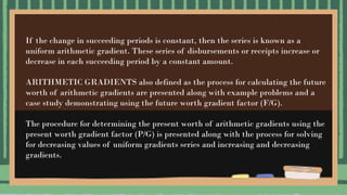 GRADIENT- Engineering Economics Prefinal | PPTX