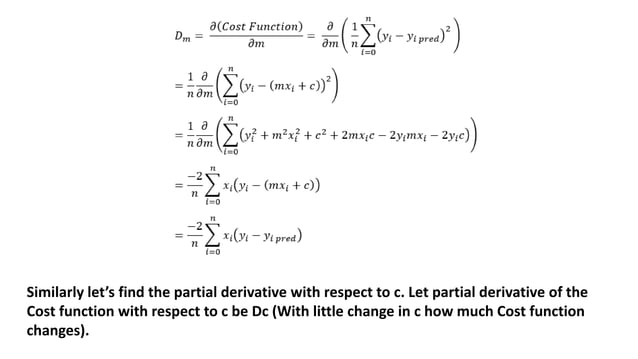 Gradient Decent in Linear Regression.pptx | Technology & Computing