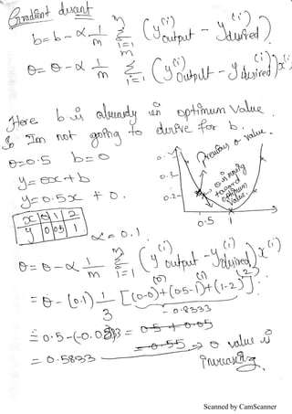 Deep Learning - Gradient Descent | PDF