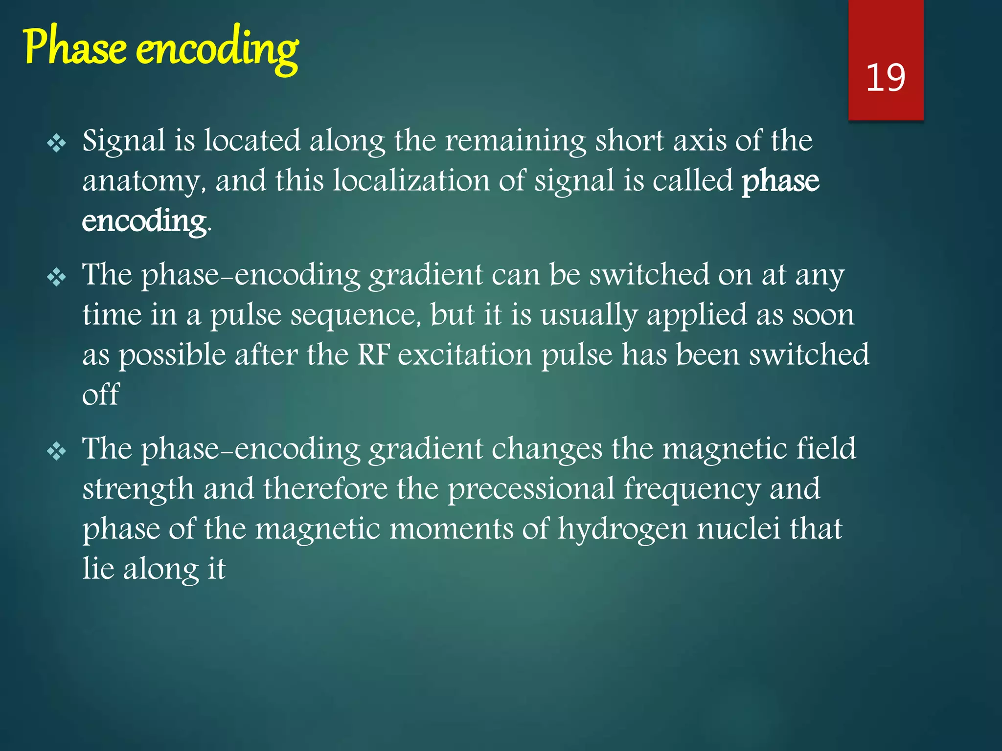 Gradient echo pulse sequence swastik | PPTX