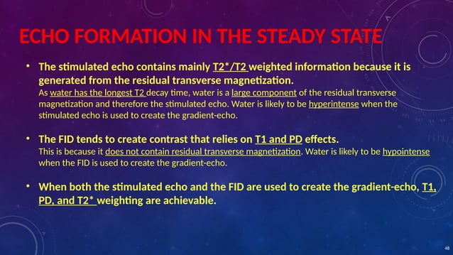 Gradient echo pulse sequences MRI GRE .pptx