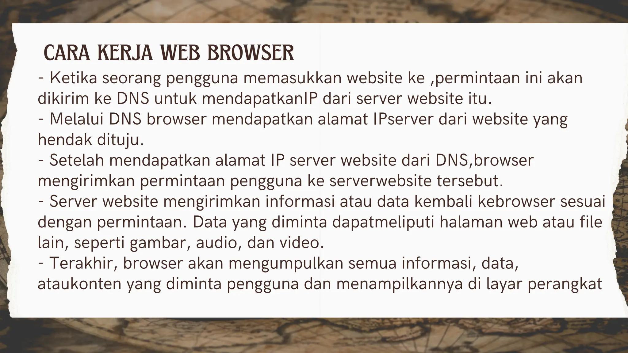 Projek presentation web browser dan search engine | PDF