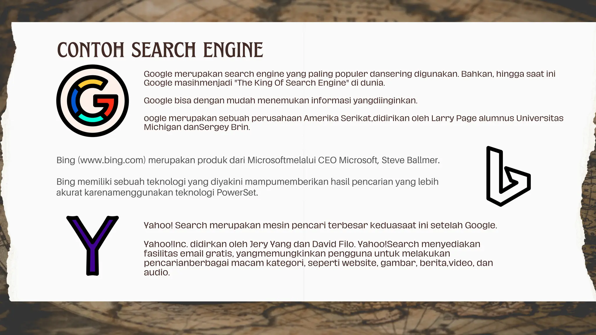 Projek presentation web browser dan search engine | PDF