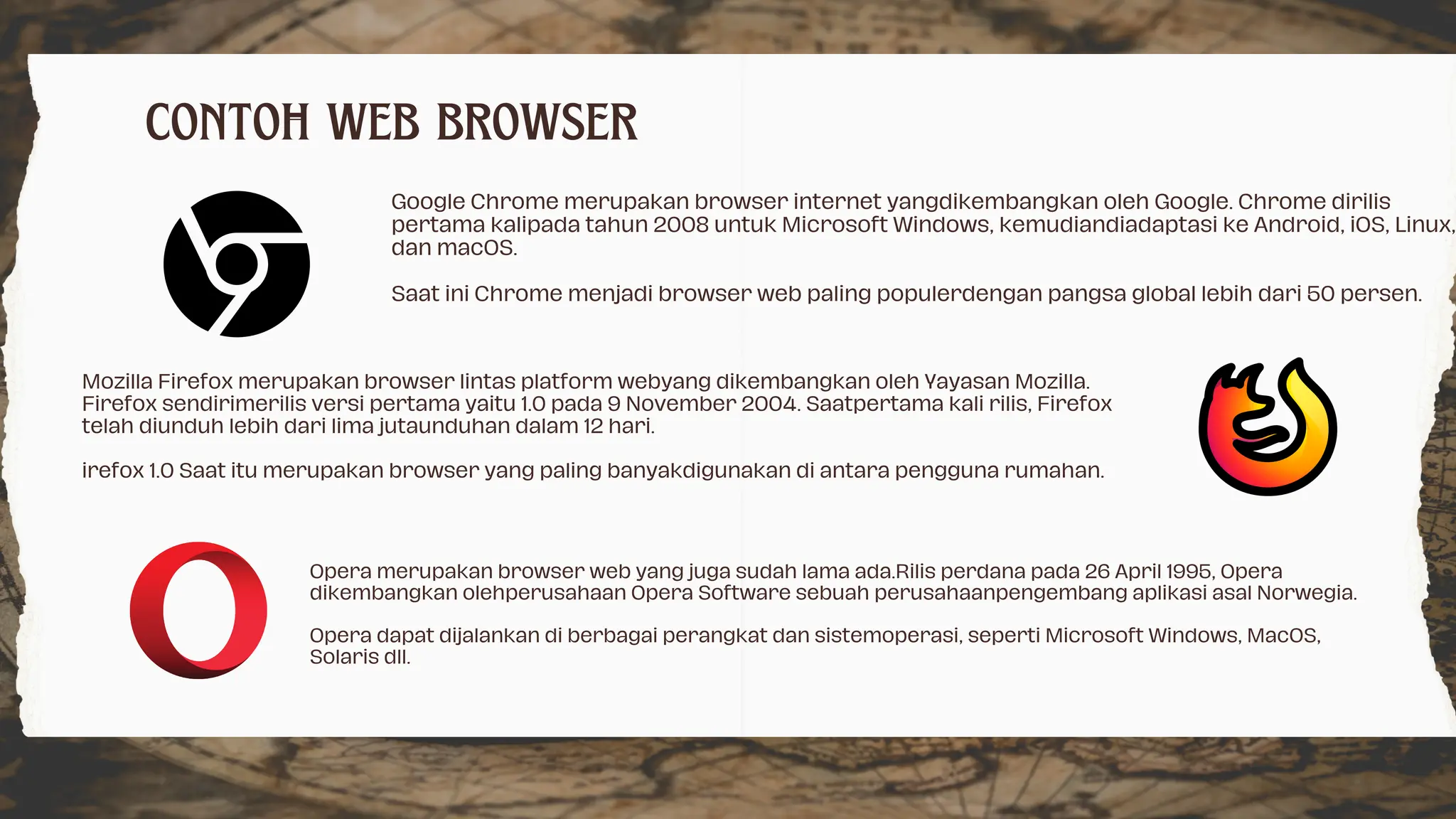 Projek presentation web browser dan search engine | PDF