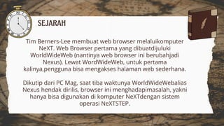 Projek presentation web browser dan search engine | PDF
