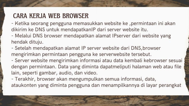 Projek presentation web browser dan search engine | PDF