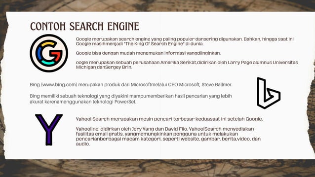 Projek presentation web browser dan search engine | PDF