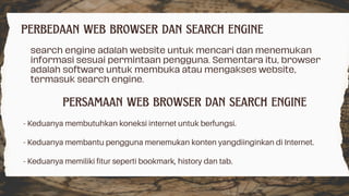 Projek presentation web browser dan search engine | PDF