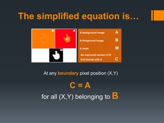 Gradient image blending | PPTX