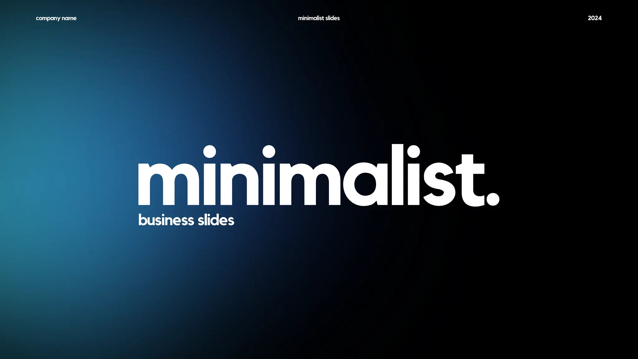 Gradient Minimalist Business PowerPoint Slides | PDF