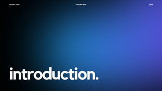 Gradient Minimalist Business PowerPoint Slides | PDF