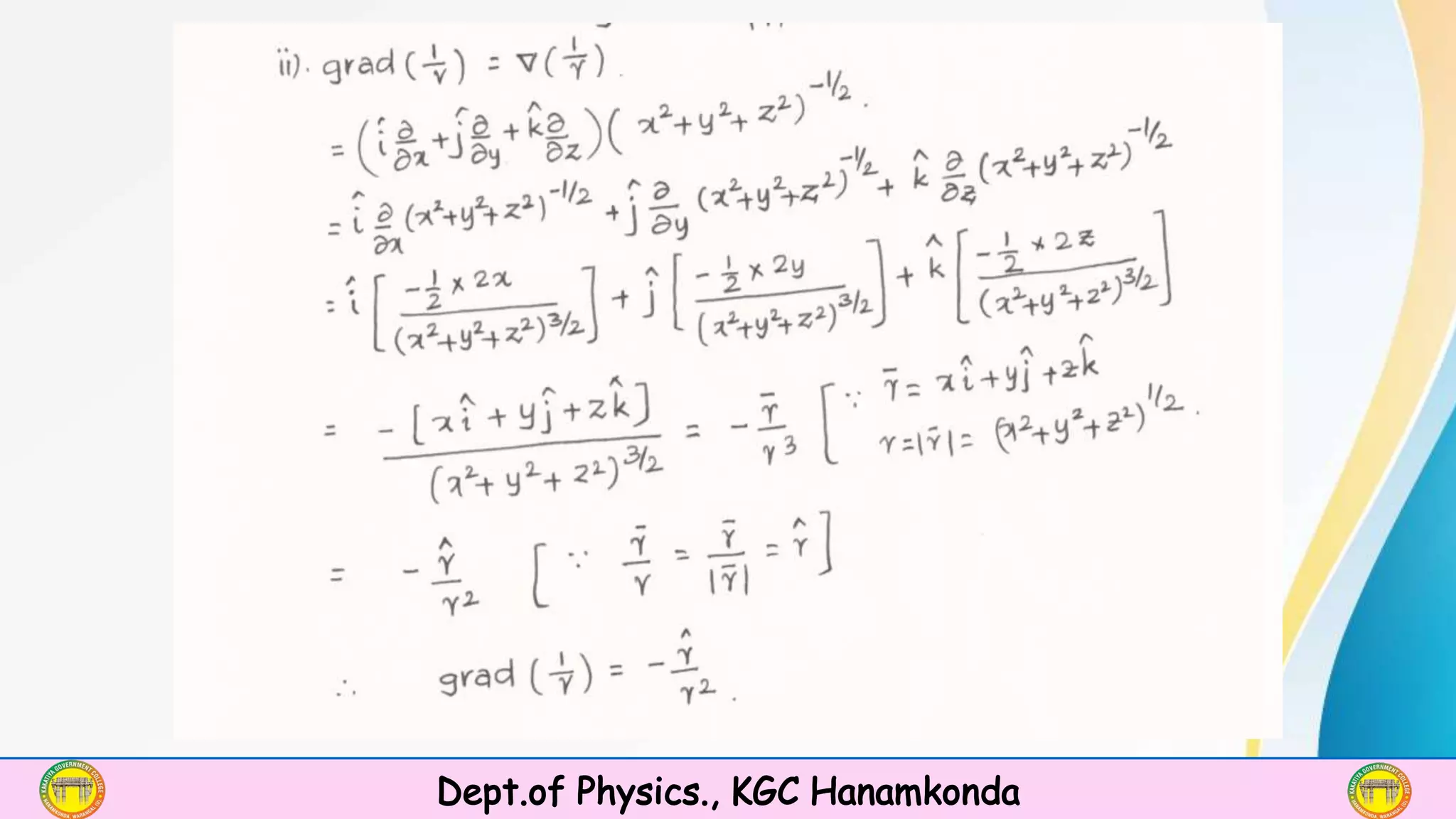 Gradient of scalar field.pptx