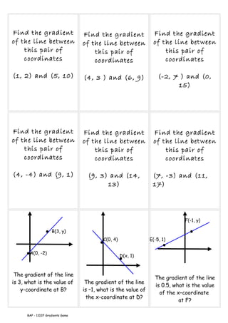 Gradients game | DOC