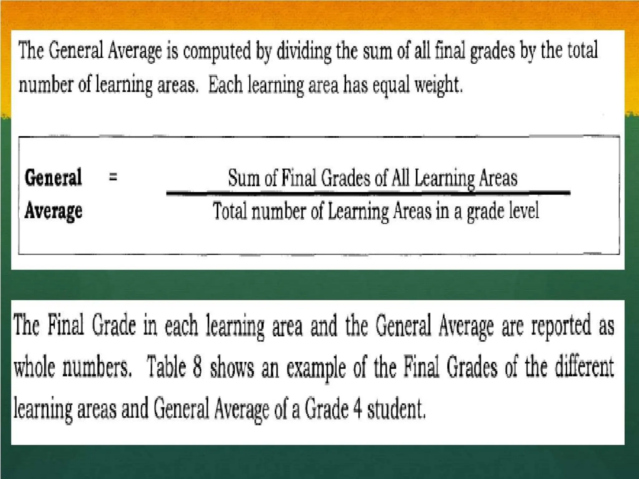 grading and recording of grades of learners pptx | PPT