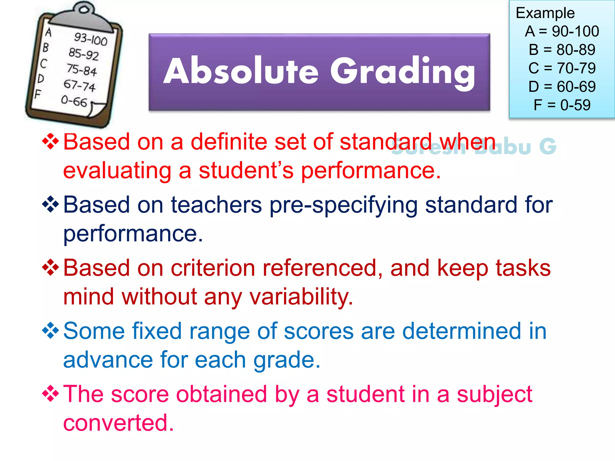 Grading in Education | PPTX