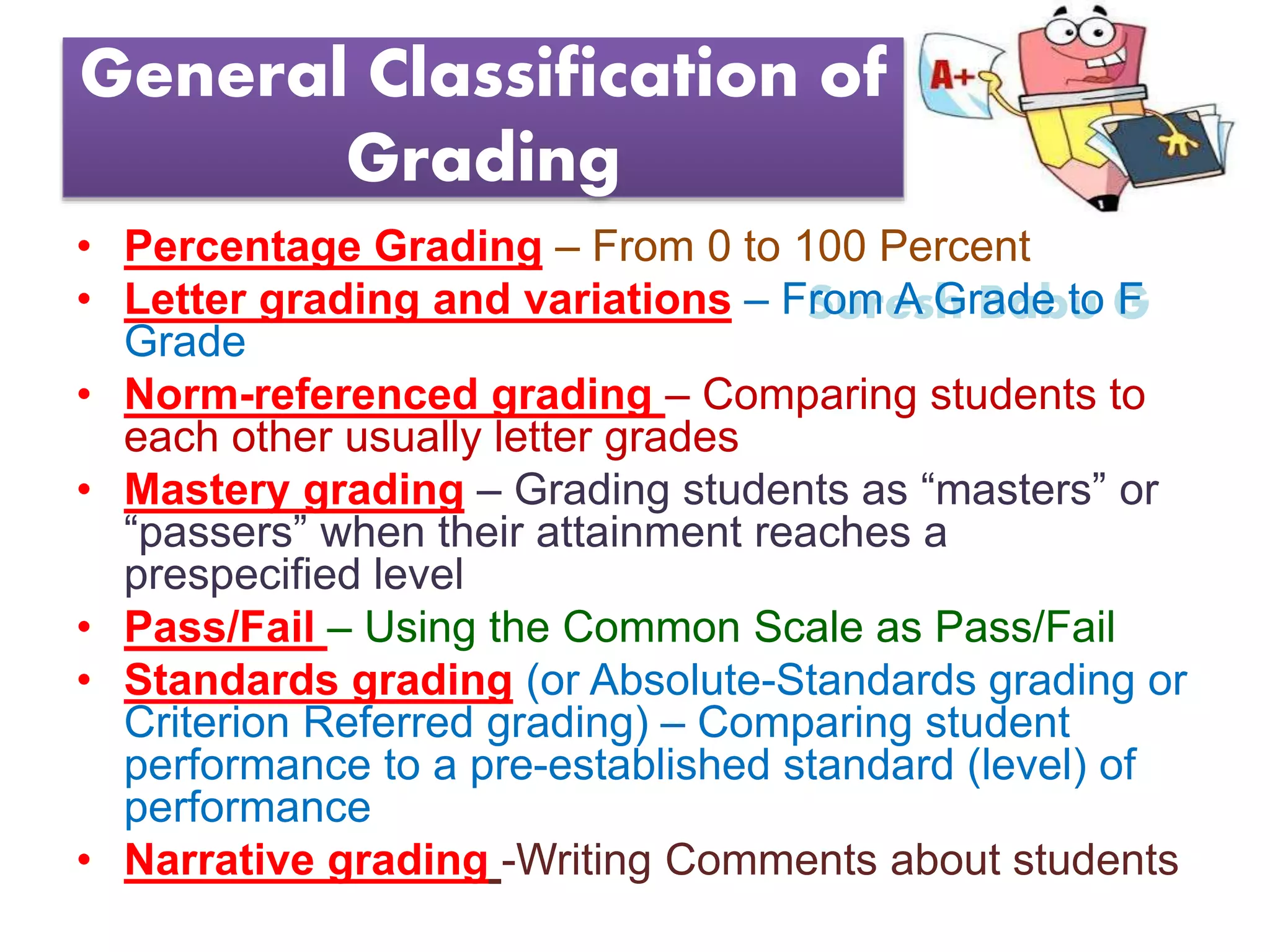 Grading in Education | PPTX