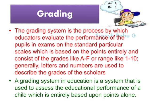 Grading in Education | PPTX