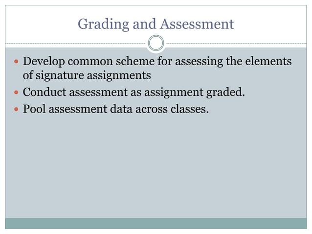 Grading and assessment presentation | PPTX