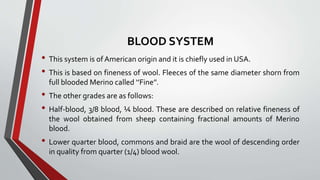 Grading and judging of wool | PPTX